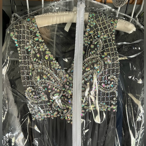 Wink | Dresses | Dark Grey Prom Dress | Poshmark